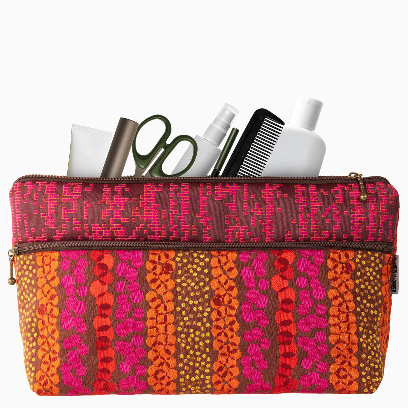 Fabric Travel Bags in Artsy Patterns - Maruca